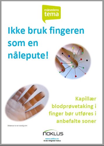 Prøvetaking, blodprøver m.m. | Noklus.no